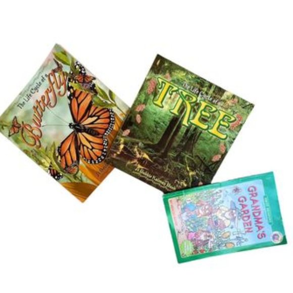Toys | Educational Childrens Book Bundle Plants Trees Garden Earth ...